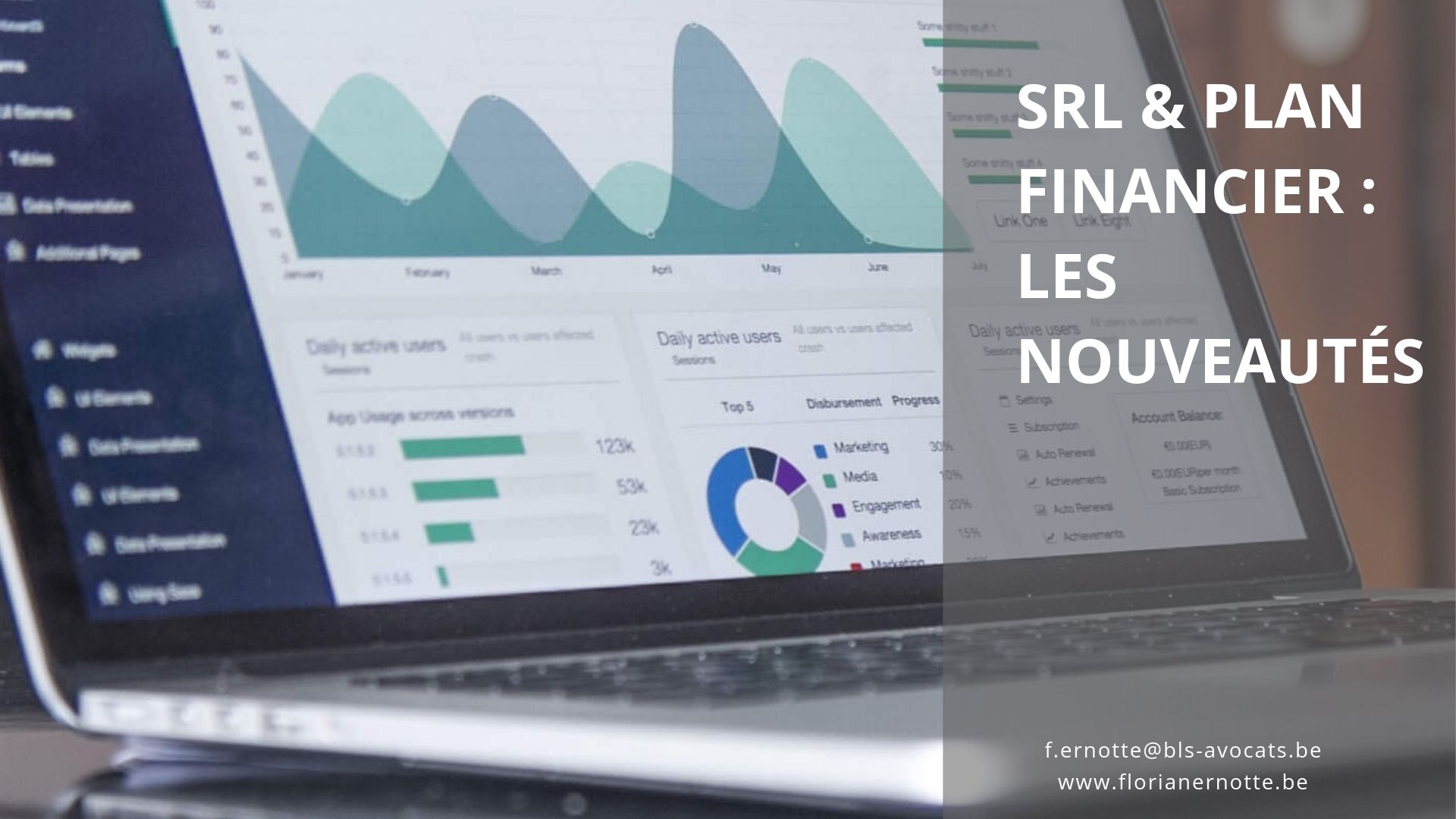 SRL & plan financier : les nouveautés - Florian Ernotte - Avocat